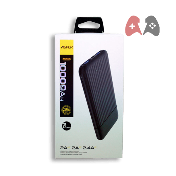 Aspor Power Bank 10000 mAh - A323 - Game Master