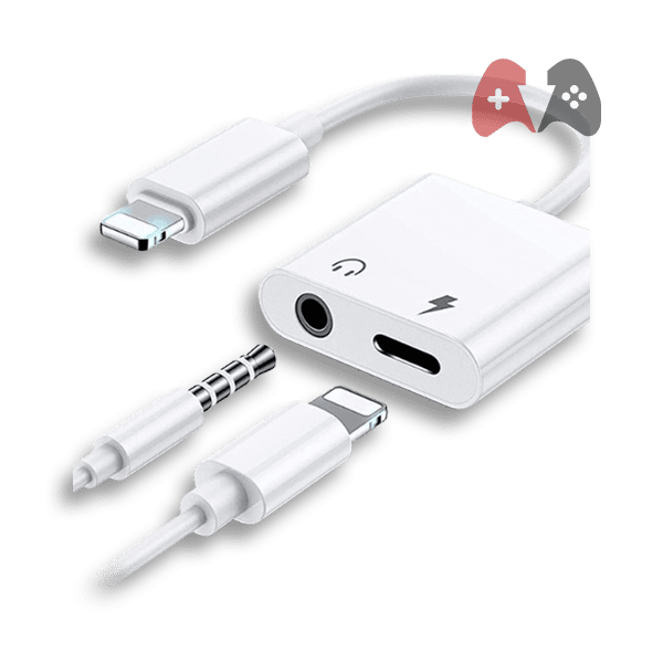 iPhone Aux Adapter 2-in-1 Dual Lightning Headphone Adapter Cable - KY ...