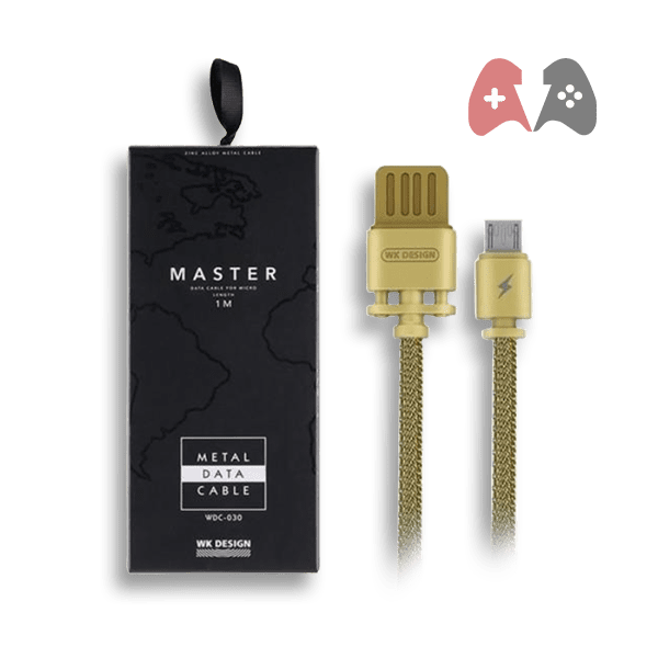 Master Metal USB to Micro USB Data Cable - Game Master