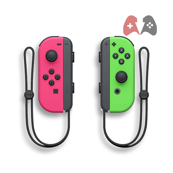 Nintendo Switch Joy-Con Neon Pink / Neon Green - Game Master