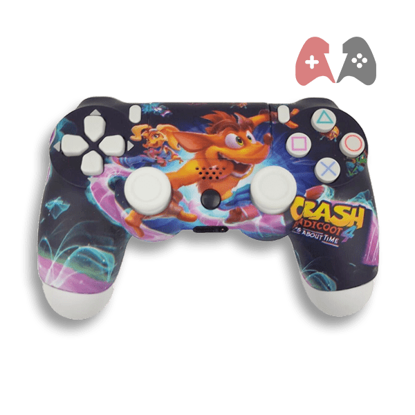 PS4 Controller DualShock 4 Wireless - Crash Bandicoot Print - Master ...