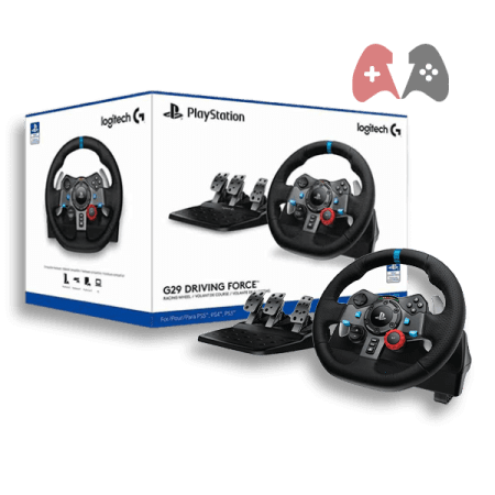 Logitech G29 Driving Force Racing Wheel For PS5, PS4, PS3 and PC - Game ...